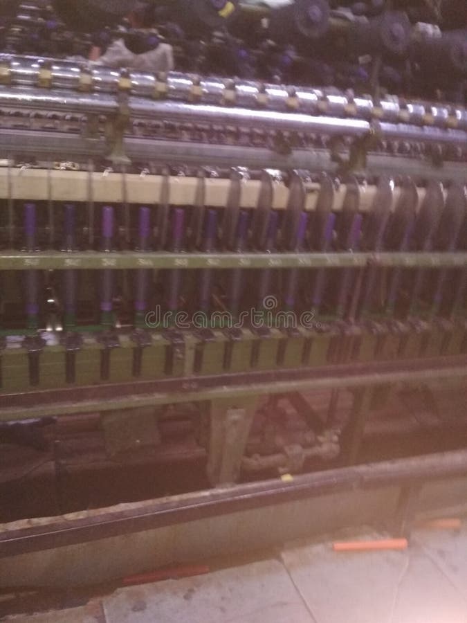 Ring Machine of Textile Complete Stock Photo - Image of corner, making ...