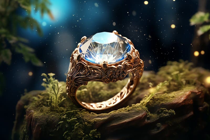 Ring Magical Fairytale World Stock Illustration - Illustration of ...