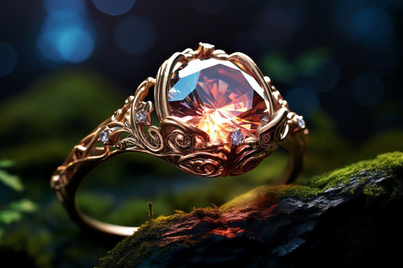 Ring Magical Fairytale World Stock Illustration - Illustration of ...