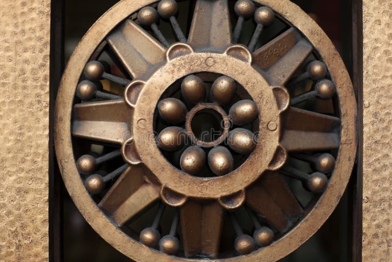 Ring of metallic grating stock photo. Image of contemporary - 40172860