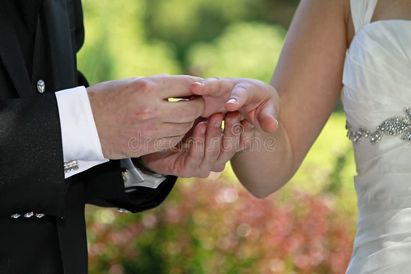 Ring moment stock image. Image of romance, fabric, religion - 22589427