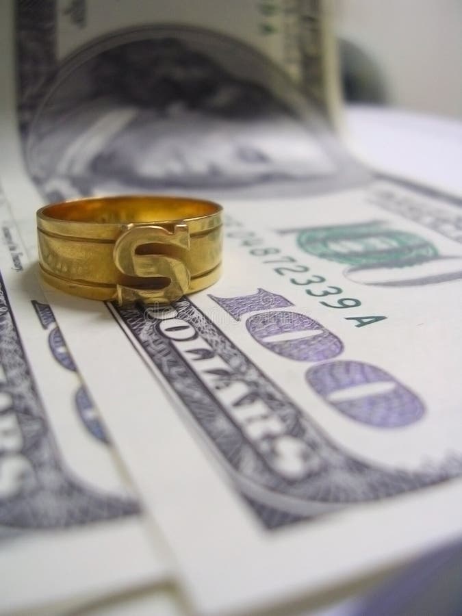 Ring and money stock image. Image of engage, exchange - 6418011