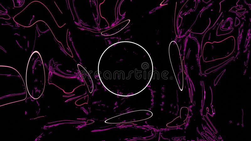 Ring with Moving Distorted Space. Design. Glowing Ring with Moving ...