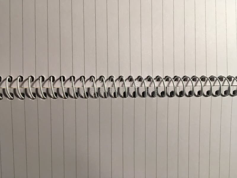 Ring Notebook with White Papers Stock Image - Image of notebook, ring ...