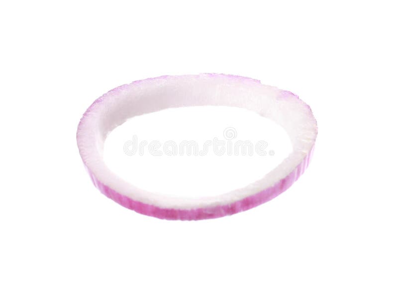 Ring of Onion for Burger Isolated on White Stock Photo - Image of ...