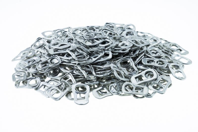 Ring pull aluminum of cans stock photo. Image of pile - 114953504