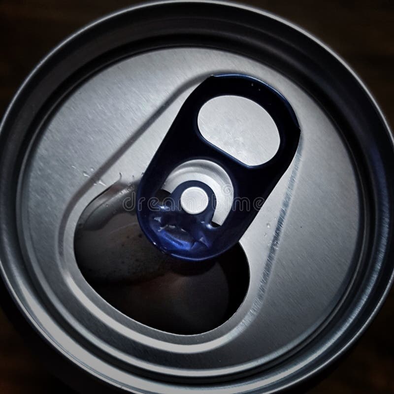 Ring pull open drinks can stock photo. Image of close - 335569806