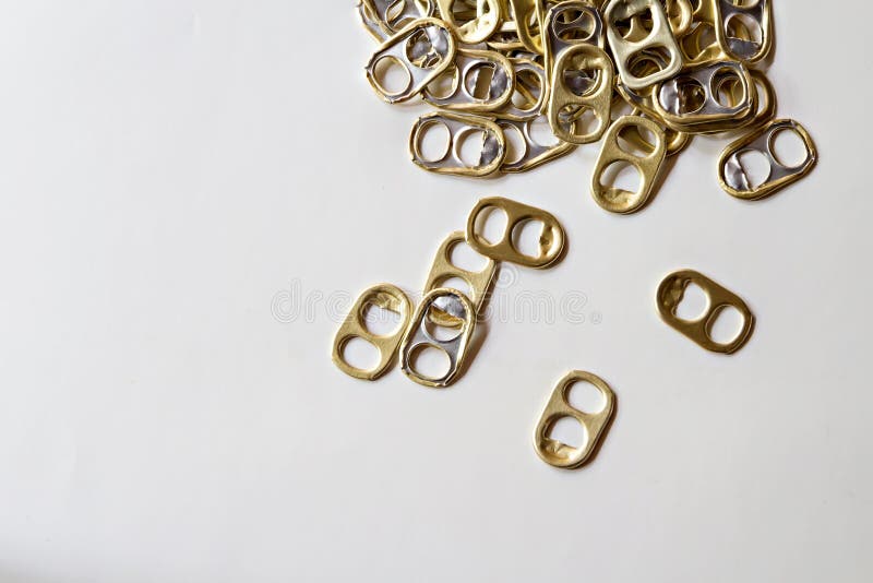 Ring pull for recycle stock image. Image of isolated - 54873693