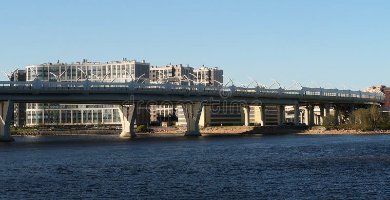 Ring road in the city stock photo. Image of reflection - 248681678
