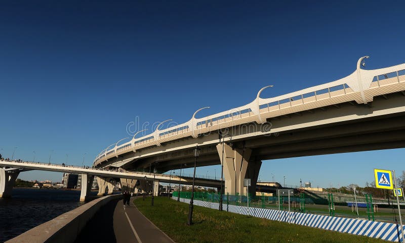 Ring road in the city editorial photo. Image of overpass - 248875291