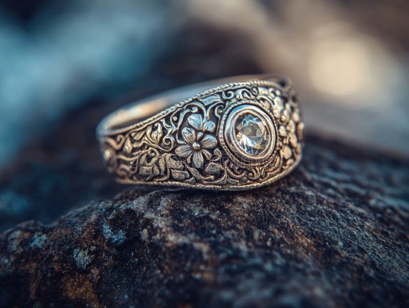 Ring on Rock stock image. Image of landscapes, presents - 378523591