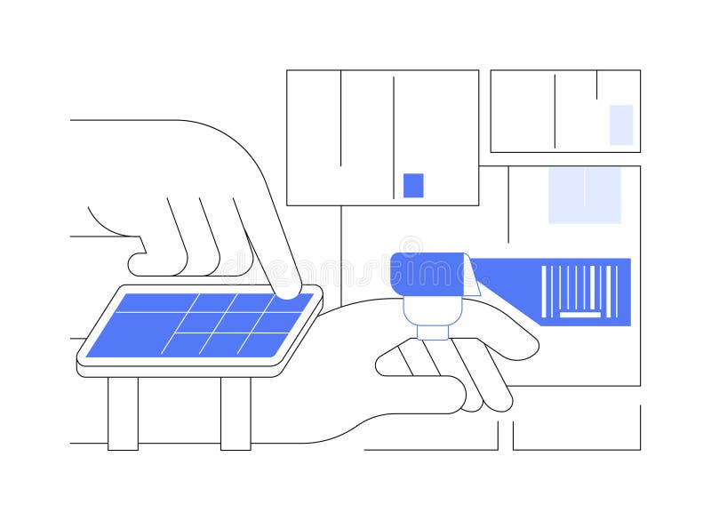 Ring Scanner Isolated Cartoon Vector Illustrations. Stock Vector ...