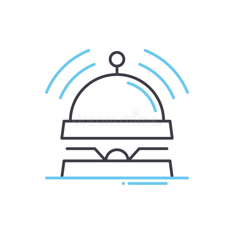 Ring Services Line Icon, Outline Symbol, Vector Illustration, Concept ...