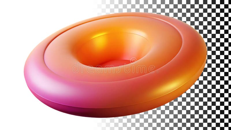 Ring Shape, Orange Circle, Geometric Form, Simple Ring, Basic Shape ...