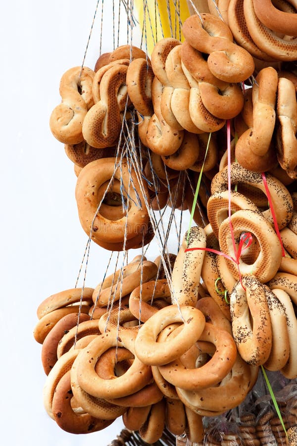 Ring-Shaped Bread Roll (Bagel) Stock Photo - Image of food, fast: 23609976