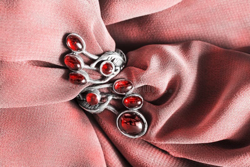 Ring on silk stock photo. Image of jewels, jewelry, mineral - 81684994