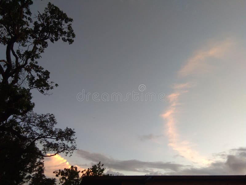 Ring of sky fire line stock image. Image of nature, dusk - 216787577