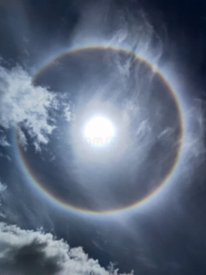 Ring Solar Eclipse in Bali 2020 Take from Ubud Stock Image - Image of ...