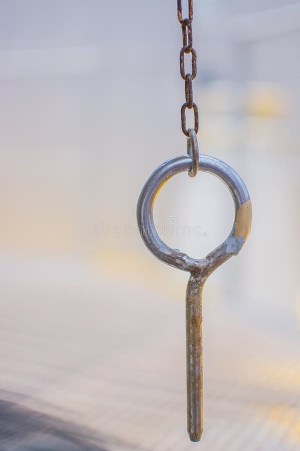 The ring stock image. Image of hanging, ring, wall, stainless - 125722607