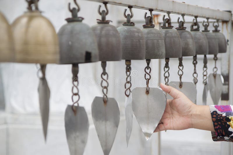 Ring the temple bells stock photo. Image of religion - 31710072