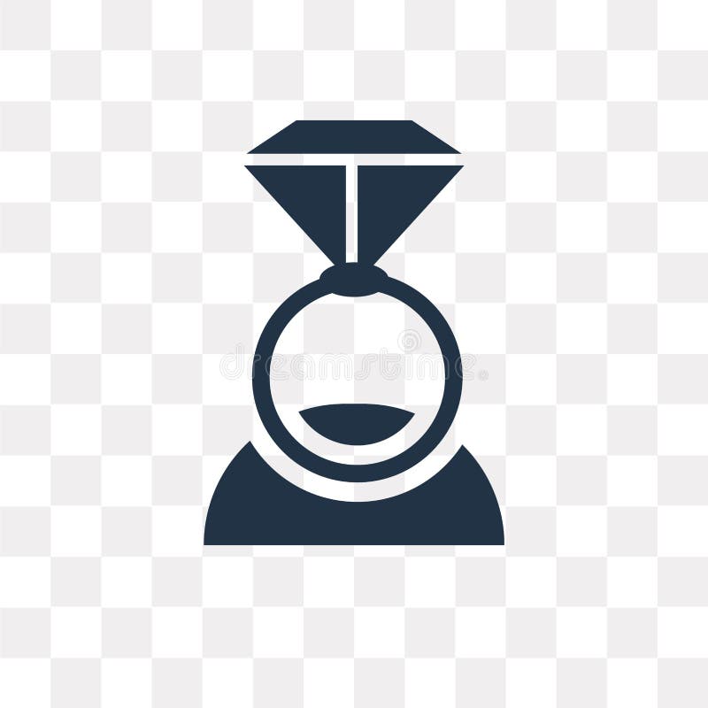 Ring Vector Icon Isolated on Transparent Background, Ring Trans Stock ...