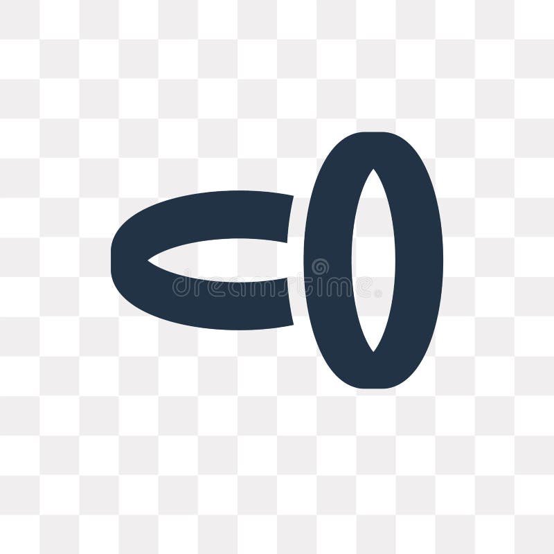 Ring Vector Icon Isolated on Transparent Background, Ring Trans Stock ...