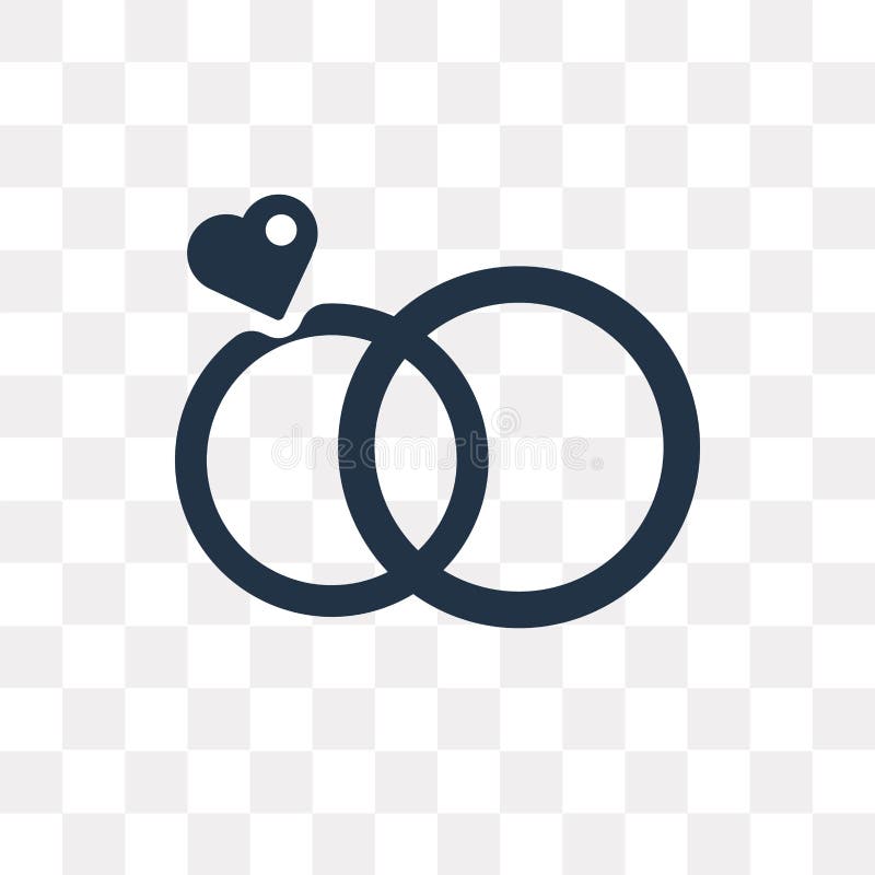 Ring Vector Icon Isolated on Transparent Background, Ring Trans Stock ...