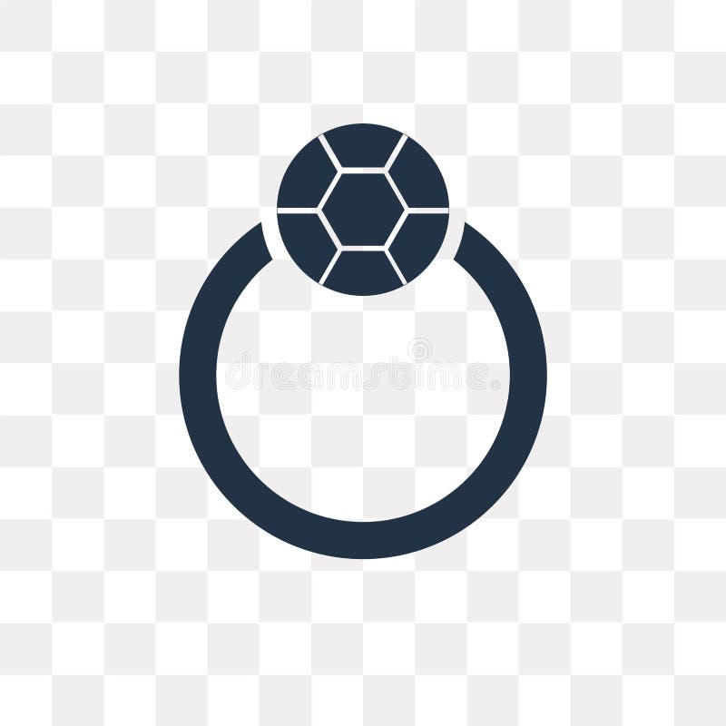 Ring Vector Icon Isolated on Transparent Background, Ring Trans Stock ...