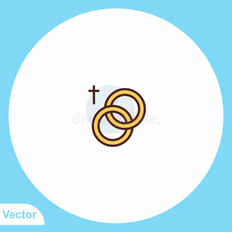 Ring Vector Icon Sign Symbol Stock Illustration - Illustration of jewel ...