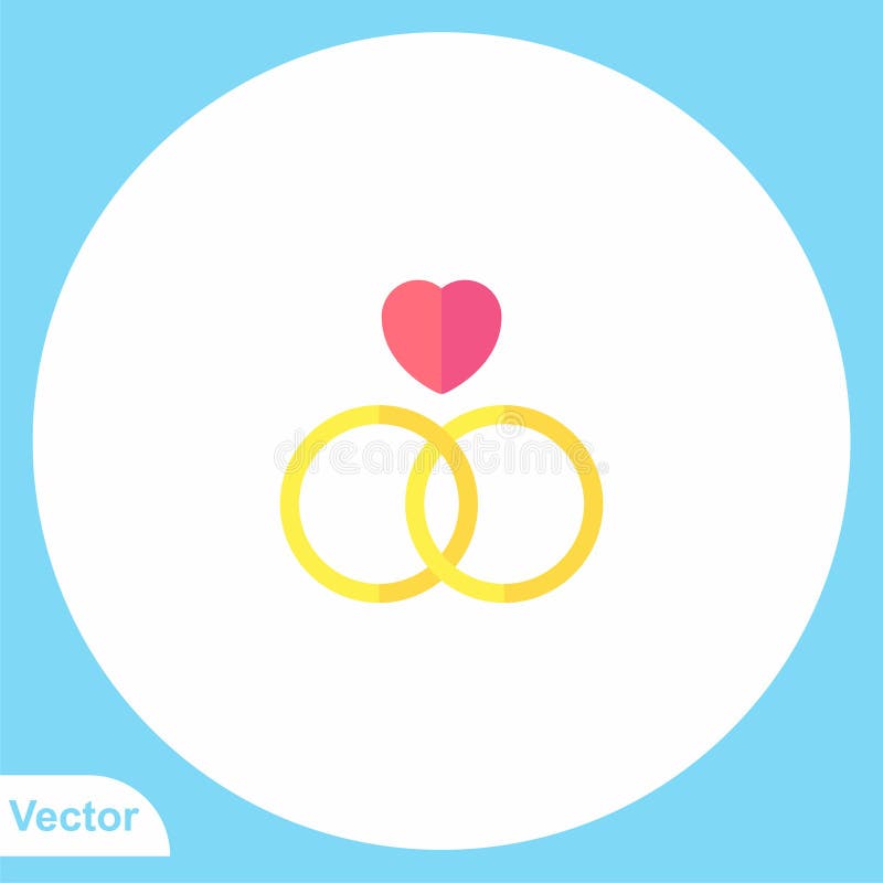 Ring Vector Icon Sign Symbol Stock Illustration - Illustration of ...