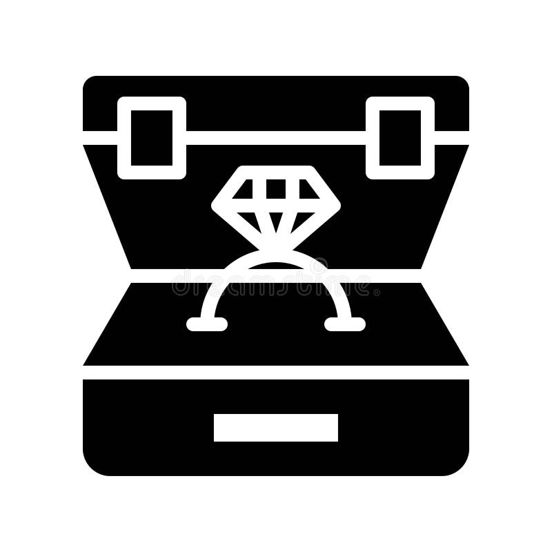 Ring Vector Illustration, Isolated Solid Style Icon Stock Vector ...