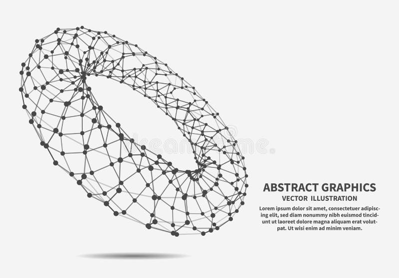 Ring network topology stock illustration. Illustration of internet ...