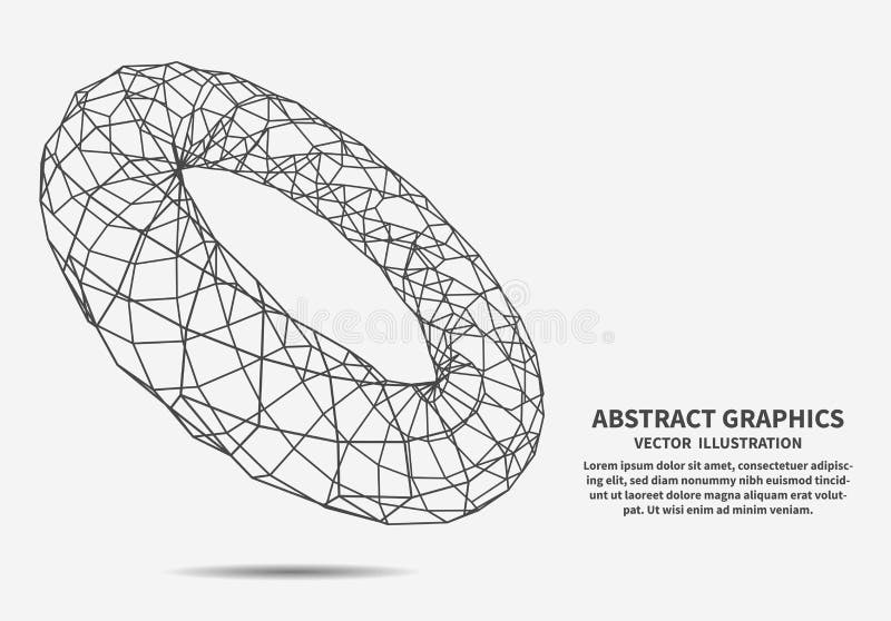 Ring Network Topology Vector Black Linear Flat Style Icon Stock Vector ...