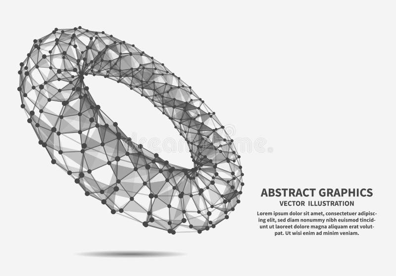 Ring Network Topology Vector Black Linear Flat Style Icon Stock Vector ...