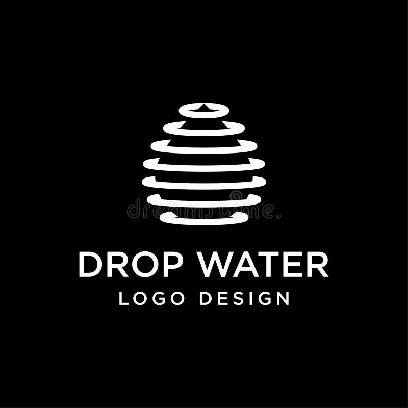 Ring of water drops stock vector. Illustration of infinity - 243486831