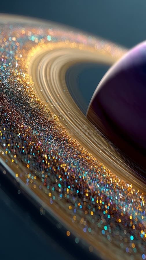 Ringed World Enigma stock illustration. Illustration of saturn - 379971237