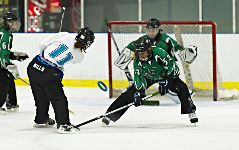 Ringette editorial stock image. Image of stick, skate - 27999759