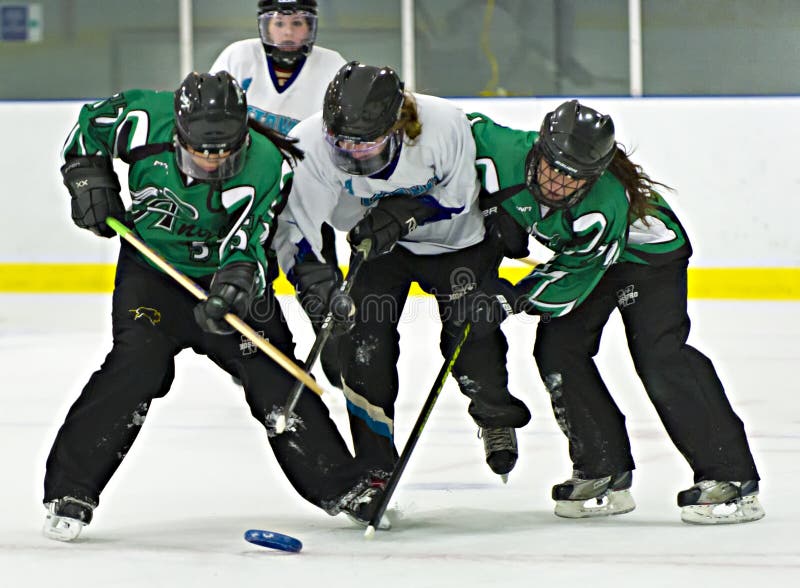 Ringette Player stock photo. Image of skate, young, teenager - 17047982