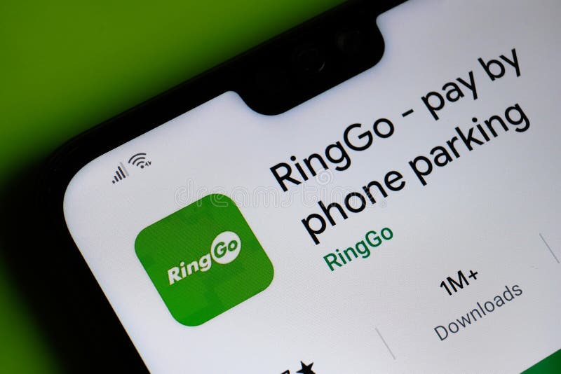 RingGo App Seen on the Corner of Mobile Phone Editorial Photo - Image ...