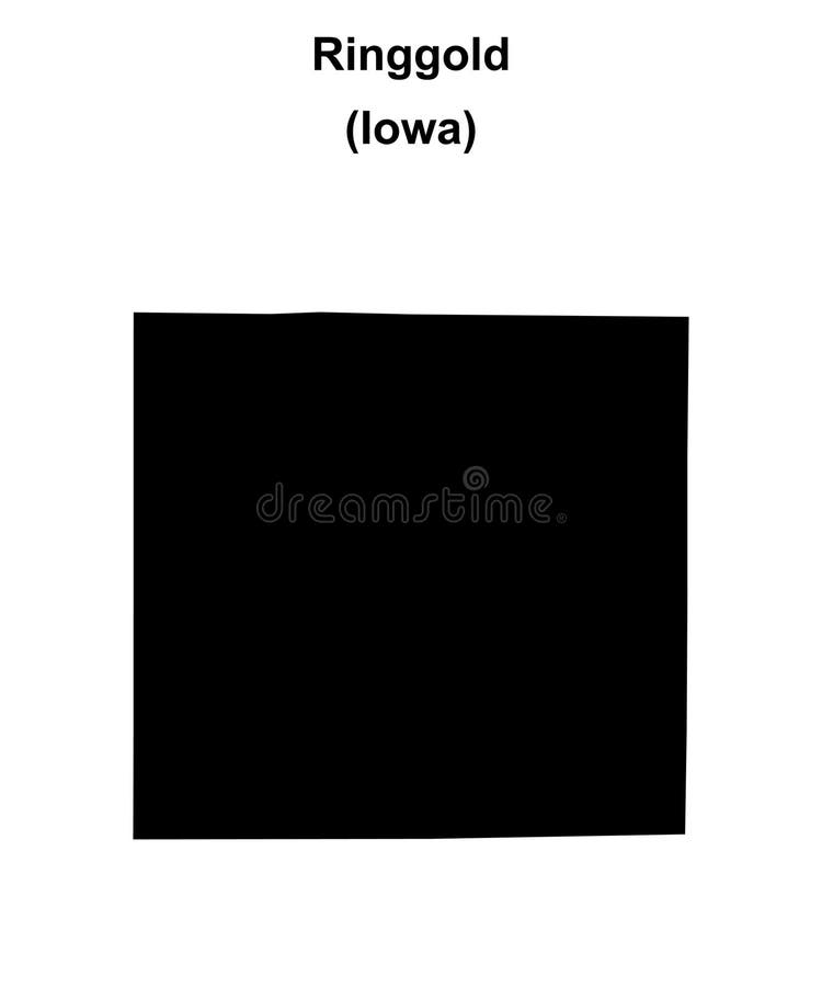 Ringgold outline map stock vector. Illustration of contour - 361544131