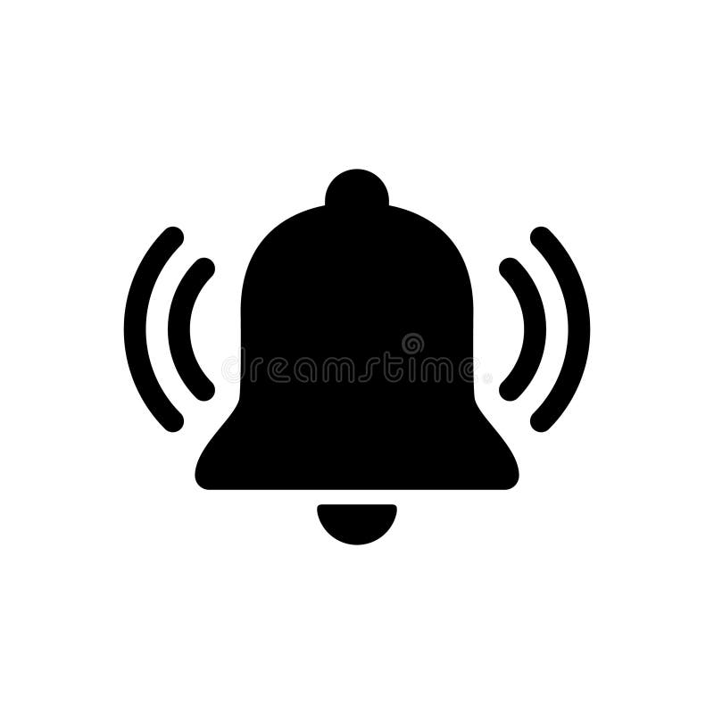 Ringing Bell Icon in Generic Design. Alert, Alarm Concept Stock Vector ...
