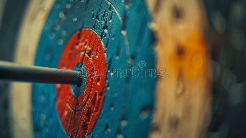 A Ringing Bell Indicates when a Shooter Has Hit the Target with Perfect ...