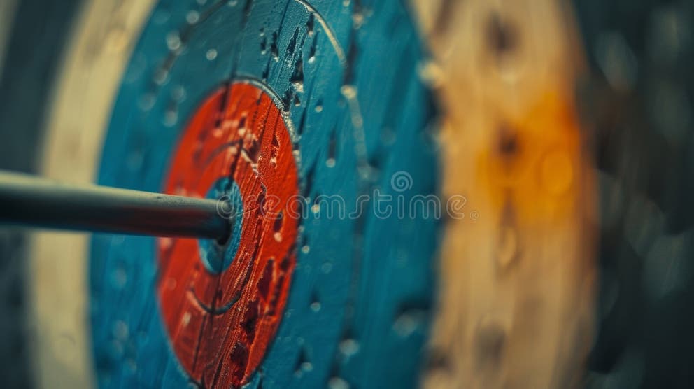 A Ringing Bell Indicates when a Shooter Has Hit the Target with Perfect ...