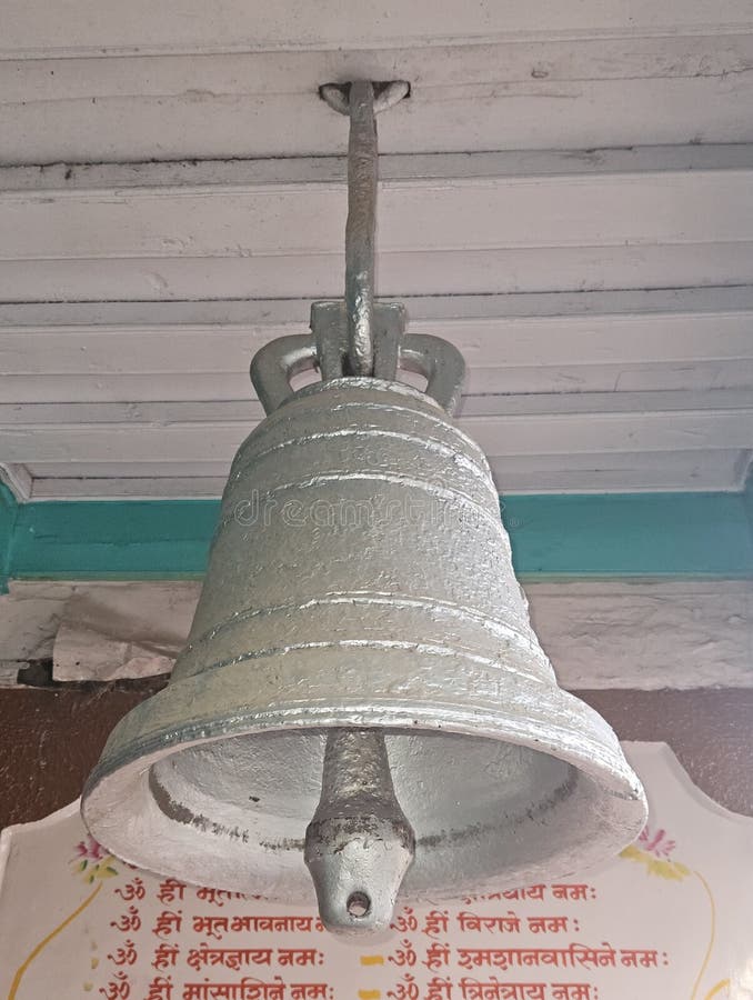 Ringing Bell Made by Five Types of Metle Stock Image - Image of bell ...