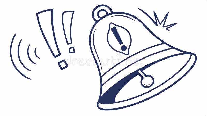 Ringing Bell, Notification and Alert Symbol Design Vector Design ...
