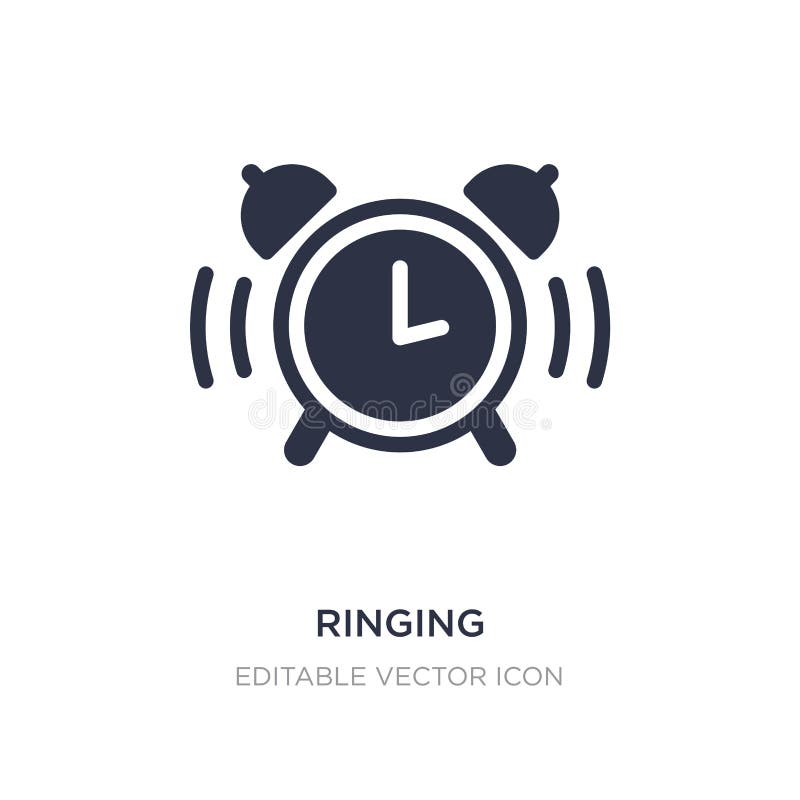 Ringing Icon on White Background. Simple Element Illustration from ...