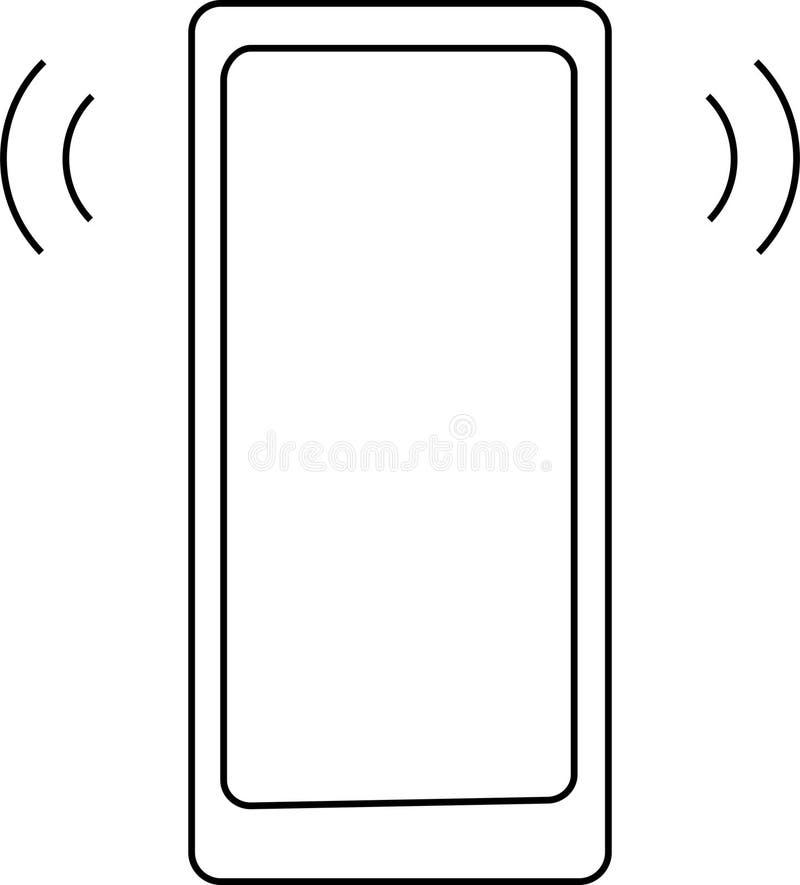 Ringing phone icon. stock vector. Illustration of calling - 341295954