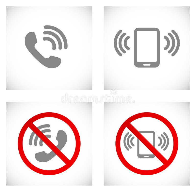 Ringing phone icon stock vector. Illustration of receiver - 200926602