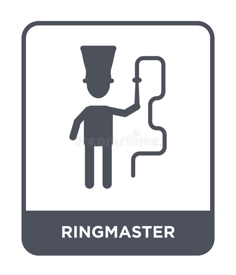 Ringmaster Icon. Trendy Ringmaster Logo Concept on White Background ...