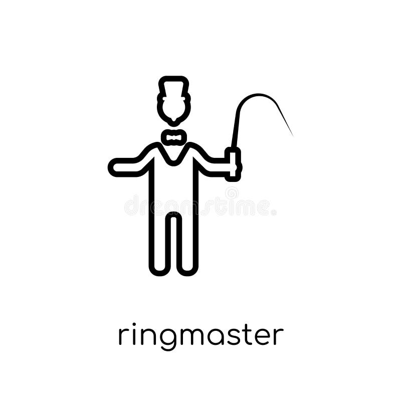 Ringmaster Icon. Trendy Ringmaster Logo Concept on White Background ...